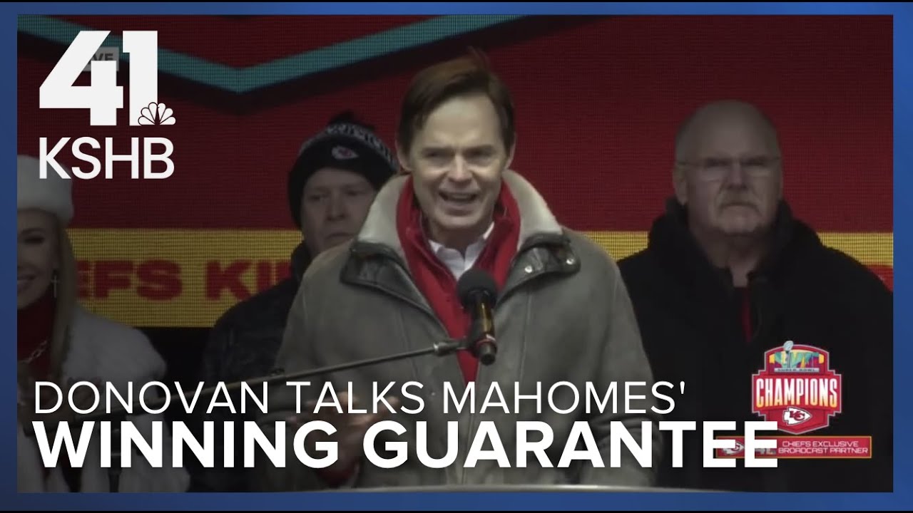 Chiefs QB Patrick Mahomes guaranteed a Super Bowl to Chiefs president Mark Donovan - YouTube