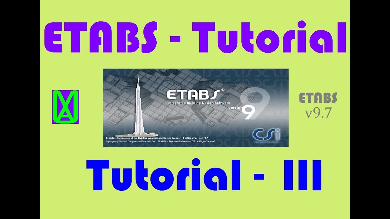 ETABS Tutorial 3: Analysis of Complex Indeterminate Structure by ETABS ...