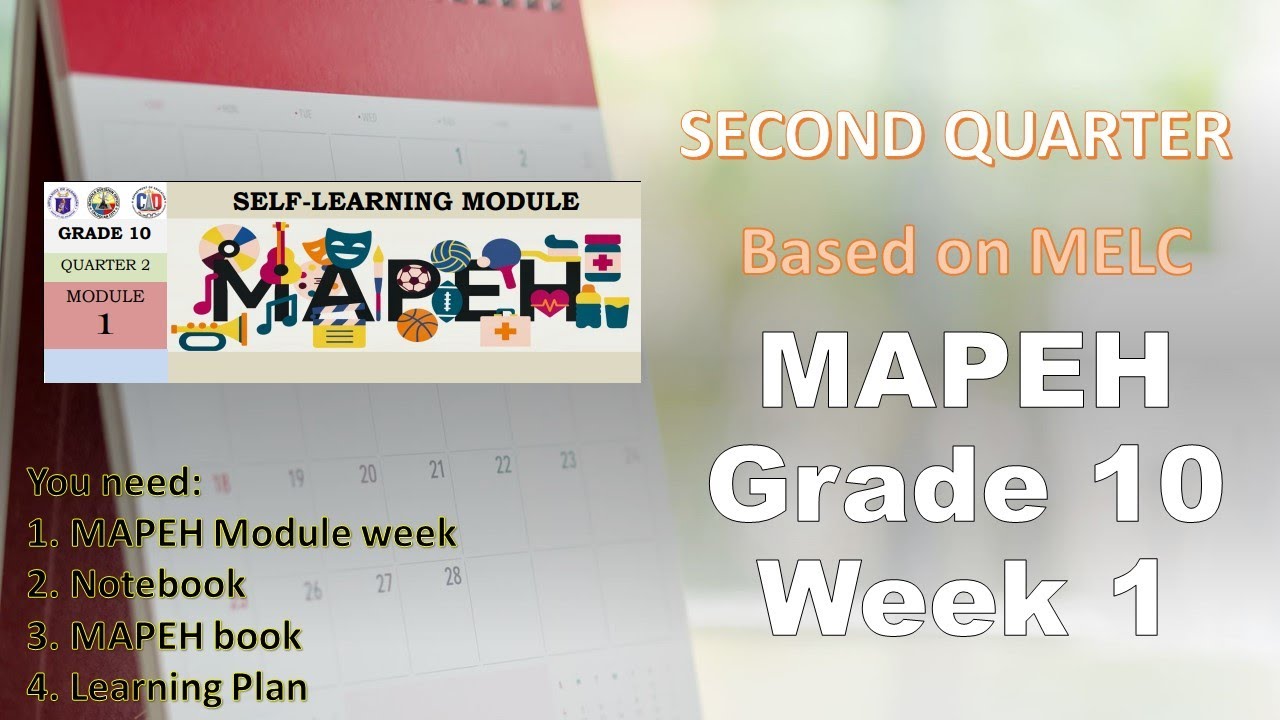MAPEH 10 2nd Quarter Week 1 - YouTube