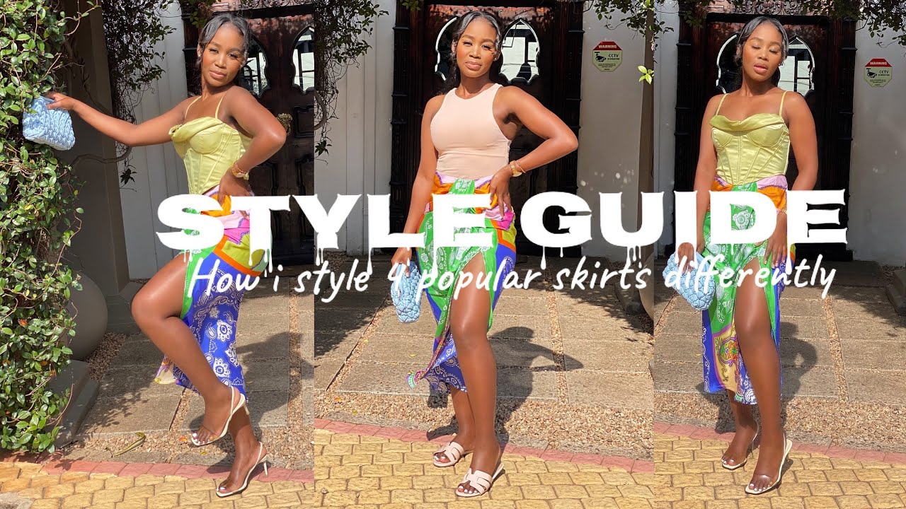 Style Guide: How To Style 4 Popular Skirts in Many Ways| Skirt Outfits ...