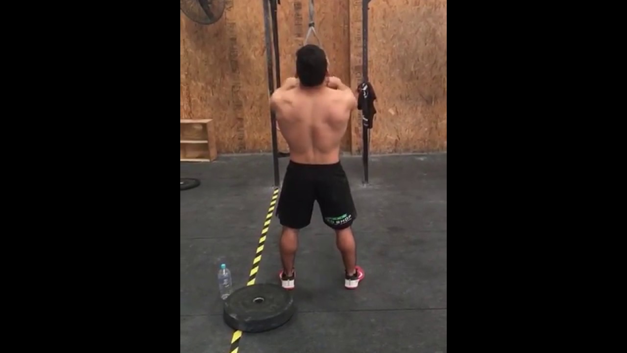 Band face pull with external rotation - YouTube