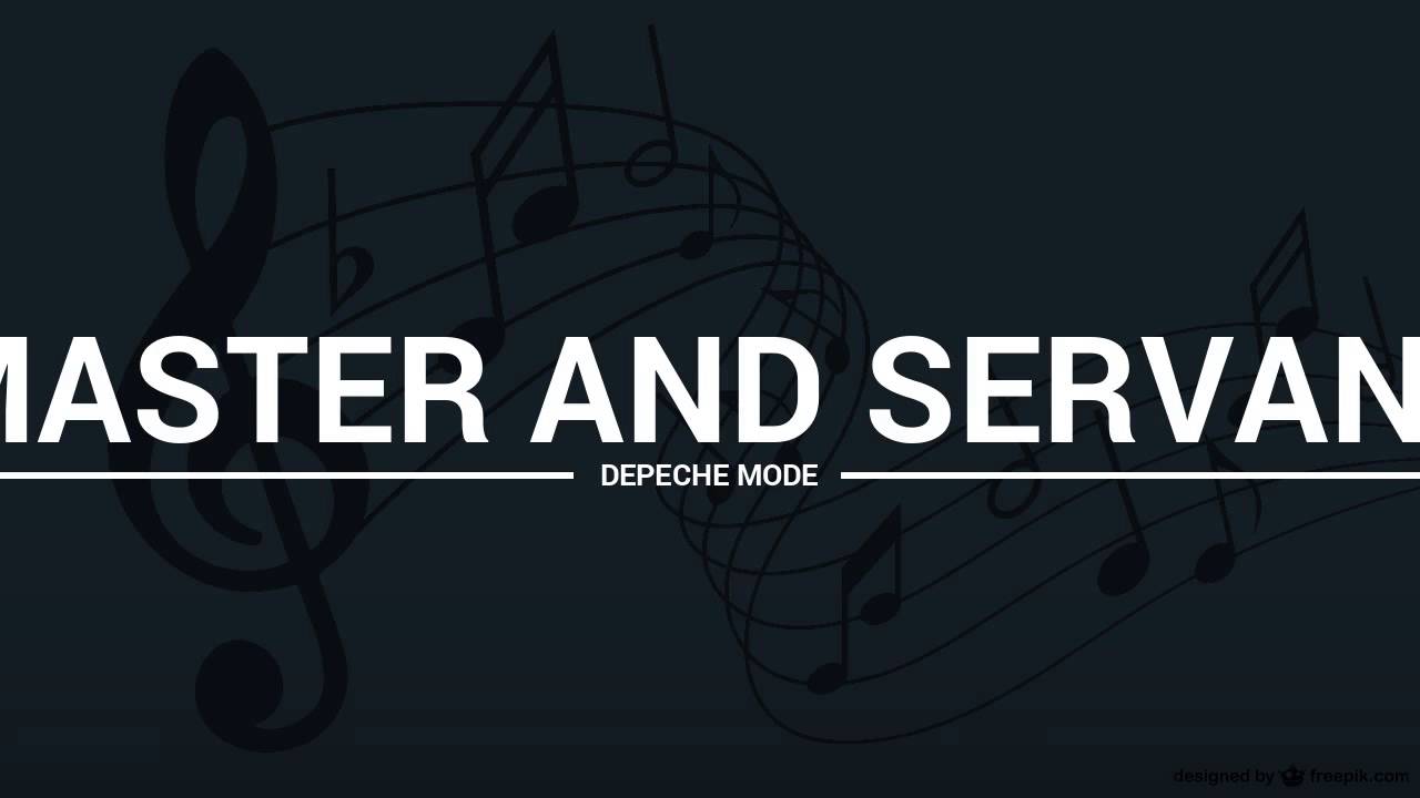 Depeche Mode - Master and Servant (lyrics, karaoke, cover) - YouTube