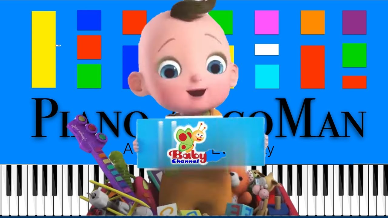 BabyTV Channel Introduction Slow EASY Medium 4K Piano Tutorial - YouTube