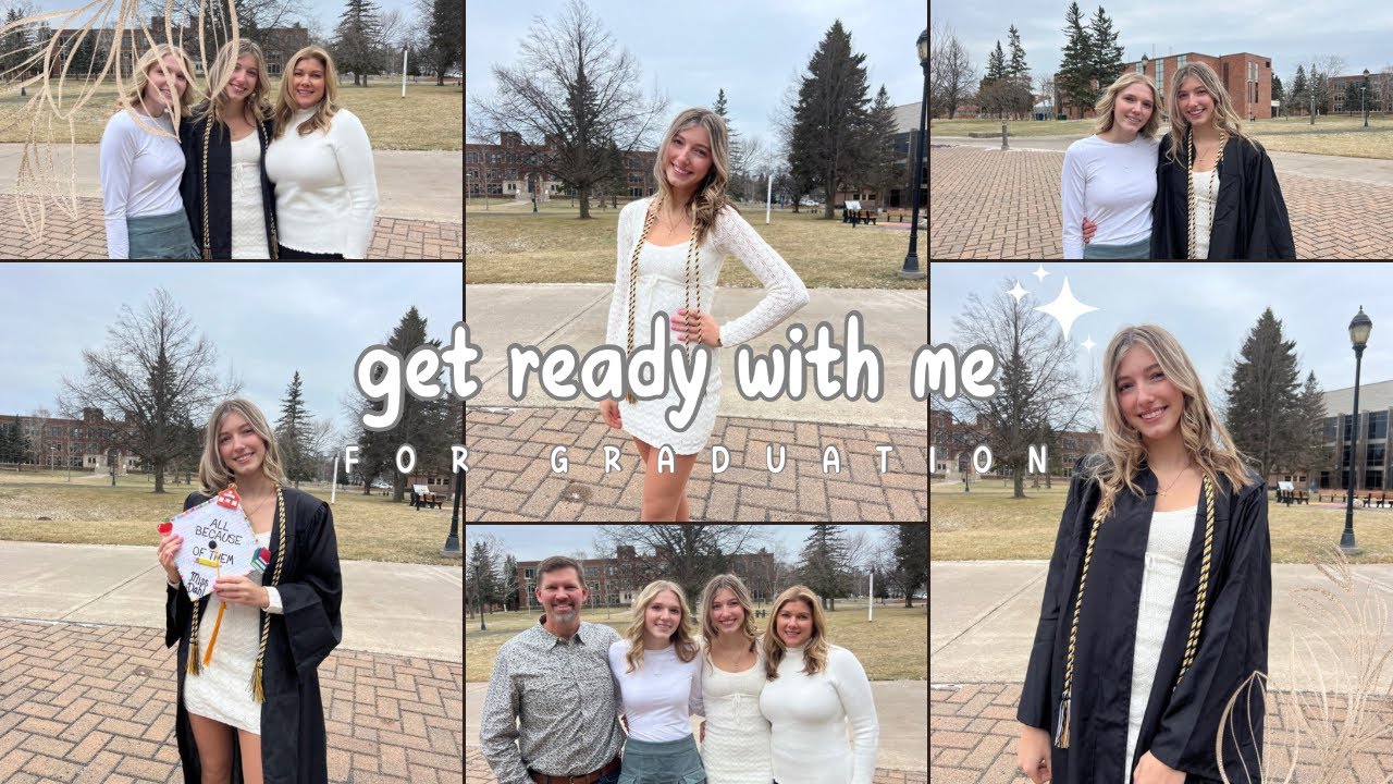 get ready with me for graduation! - YouTube