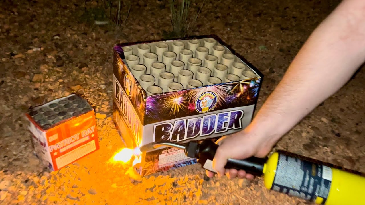 LIGHTING MEMORY FIREWORKS CAKES AT THE STORE! - YouTube