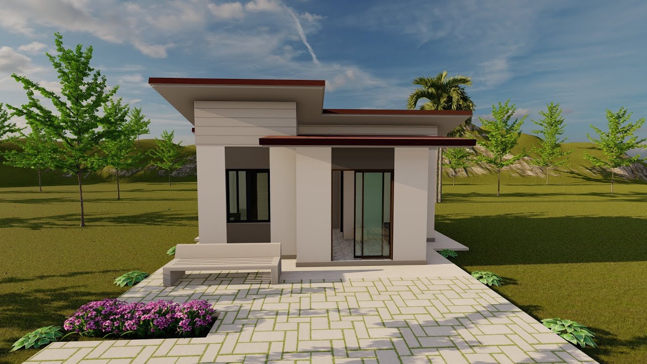 Simple House Design || 2 Bedroom with Toilet || - YouTube