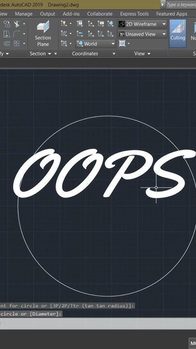 AutoCAD tips-OOPS command . #autocad #oops #tipsandtricks #design #shorts - YouTube