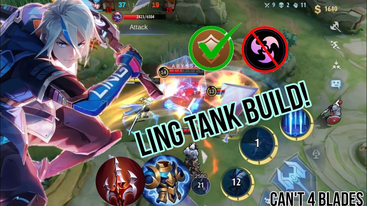 Ling new meta tank build!?(Can't 4 blades)#ling#mlbb#mobilelegends ...