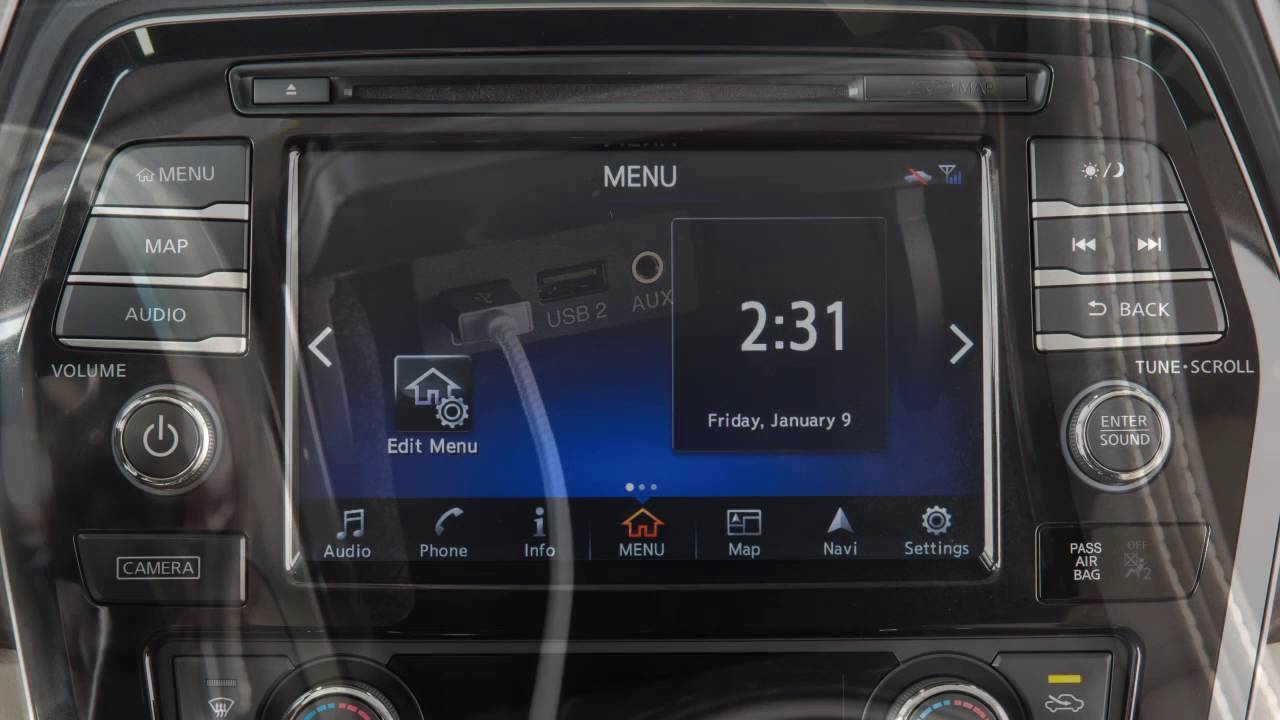 2017 Nissan Maxima - USB/iPod® Interface - YouTube