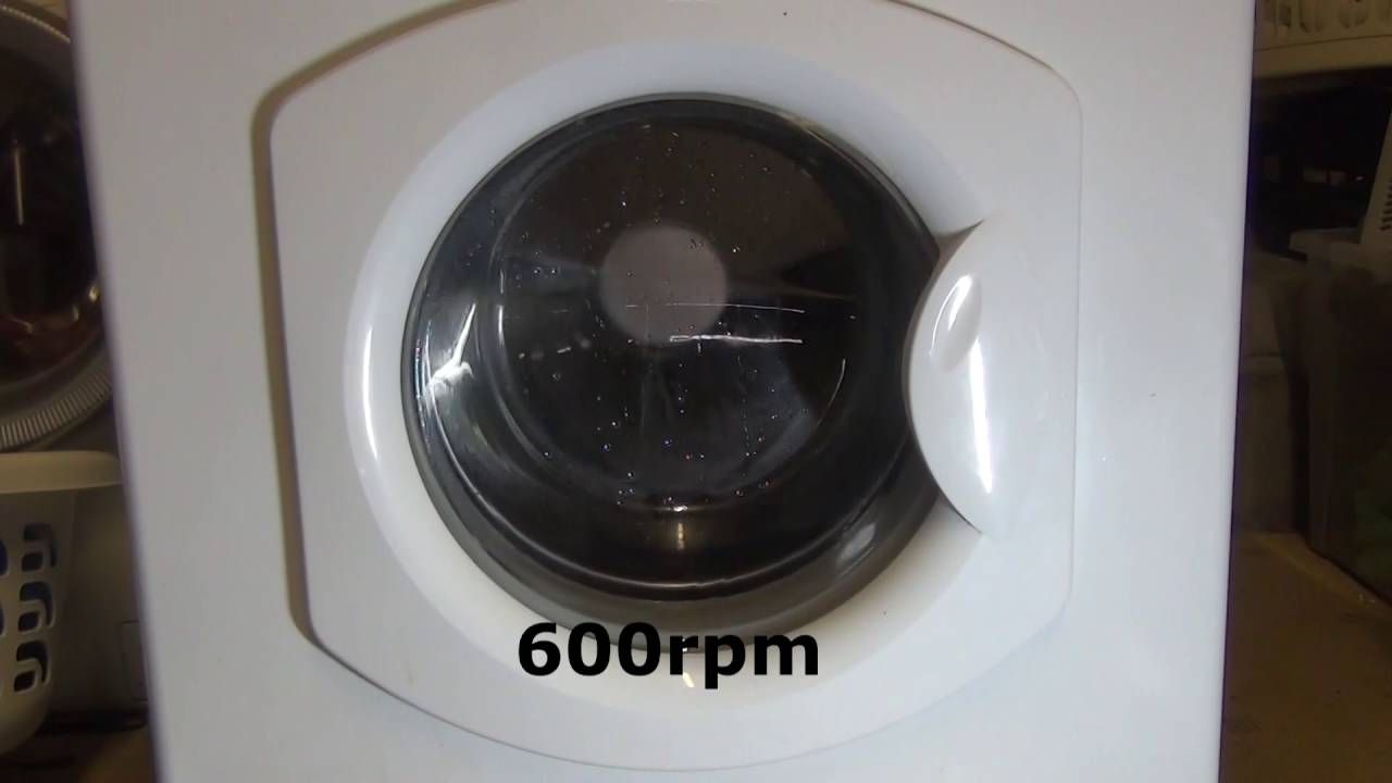 Hotpoint WMA58 : Program H: Machine Washable Wool : Final spin 600rpm ...