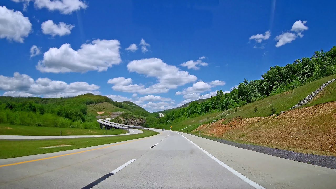 (4K) US-48 (Corridor H) Westbound in West Virginia, Wardensville to ...