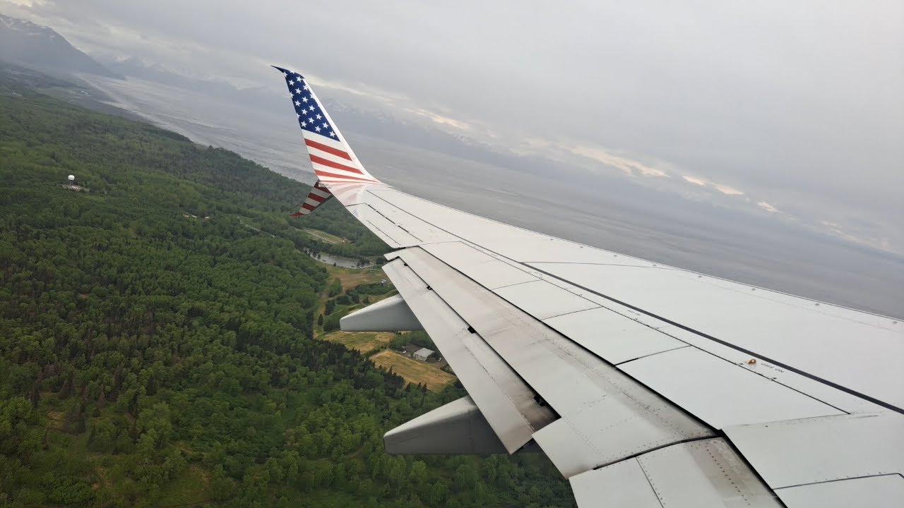 Takeoff from Anchorage(ANC) | Alaska Boeing 737-800[N570AS| Honoring ...