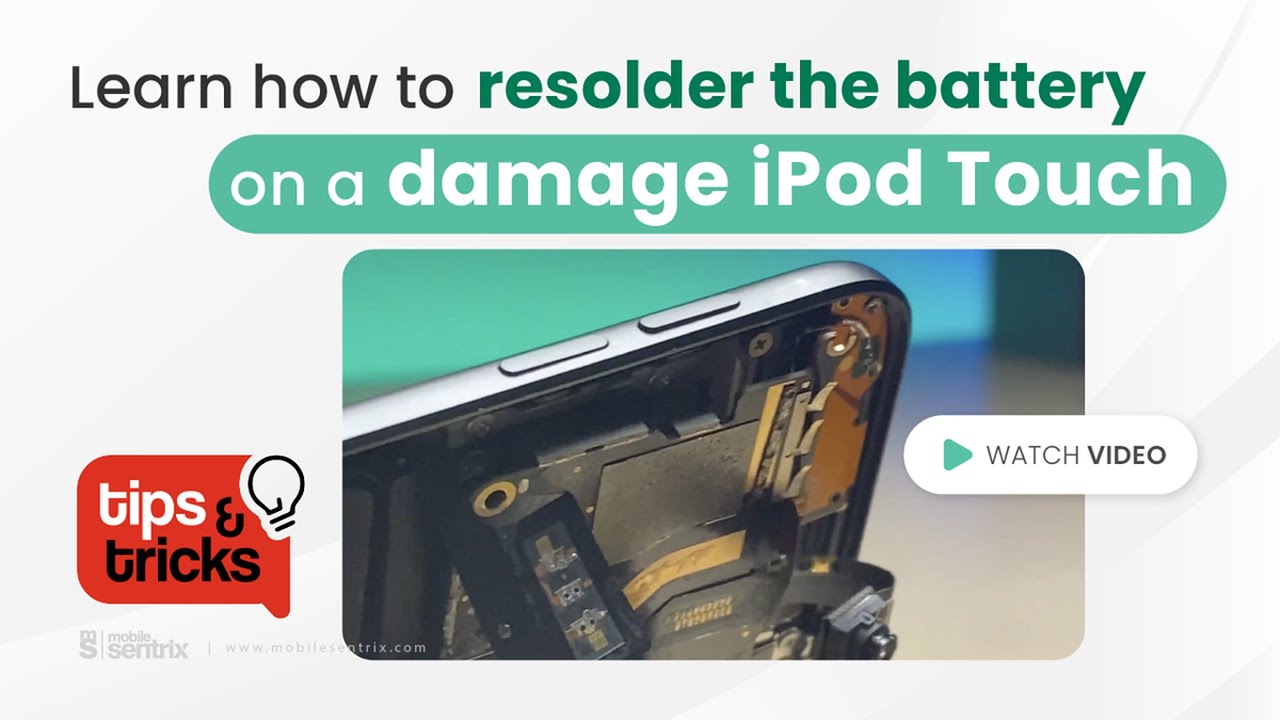 Fixing an iPod Touch that had Tech Damage. (Tips and Tricks #38) - YouTube
