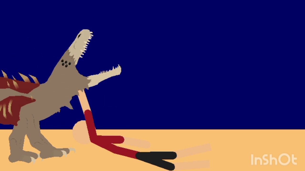 shin godzilla vs scp 682 (sticknodes) - YouTube