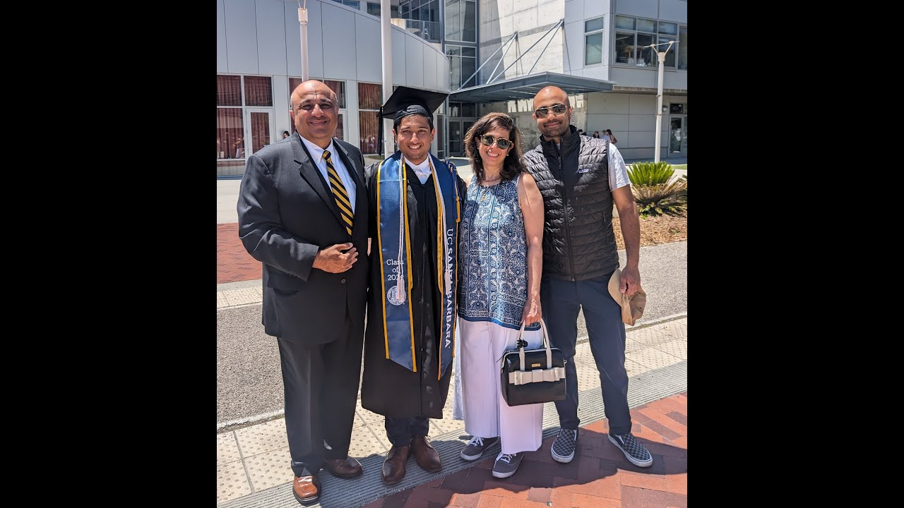Amir I Khan 2024 UCSB Graduation, Chancellors Award - YouTube
