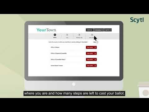 Municipal Election Online Voting Tutorial - YouTube
