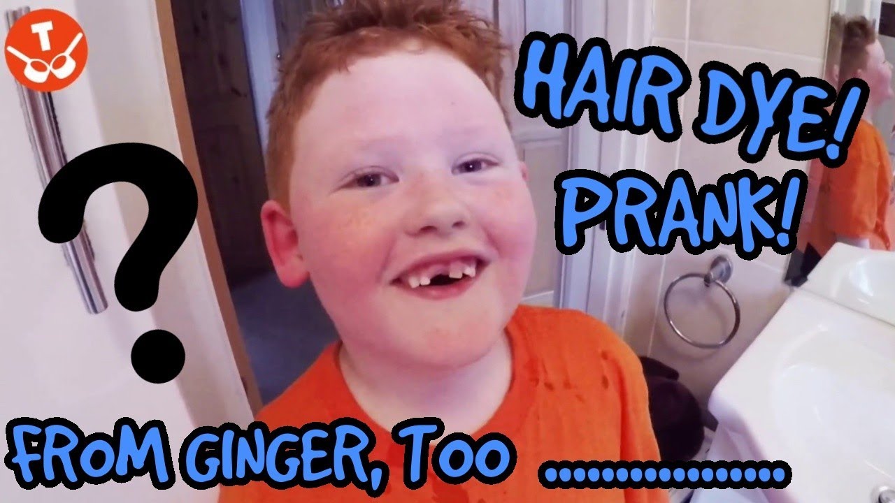 HAIR DYE PRANK! WITH MINI TANGO TWOSCOOPS #prank #hairdye #hairspray ...