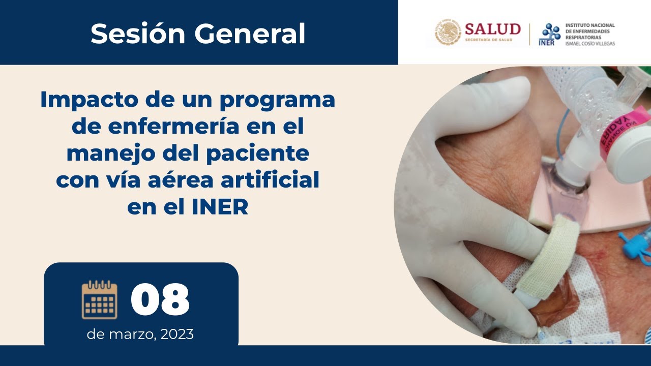 SESIÓN GENERAL: Programa de enfermería en el manejo del paciente con ...