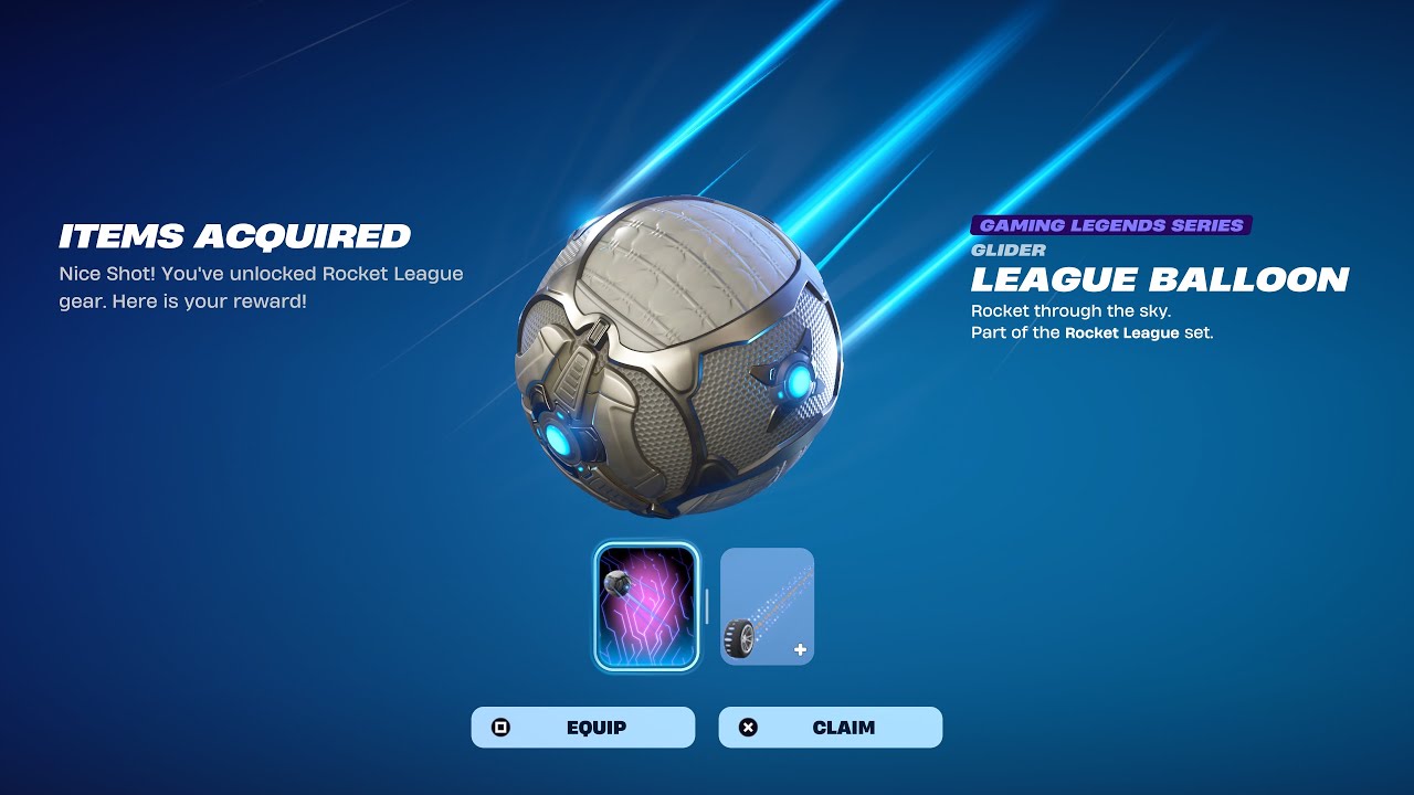 HOW TO GET ROCKET LEAGUE BALLOON GLIDER IN FORTNITE! - YouTube