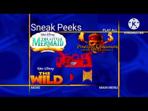 Sneak Peeks Menu from Dr. Dolittle 3 2006 DVD (Disney Version)