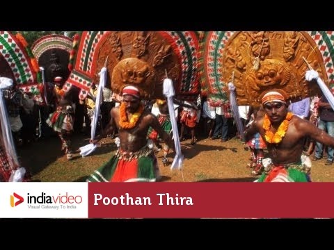 Poothan Thira - a ritual art form, Kerala | India Video - YouTube