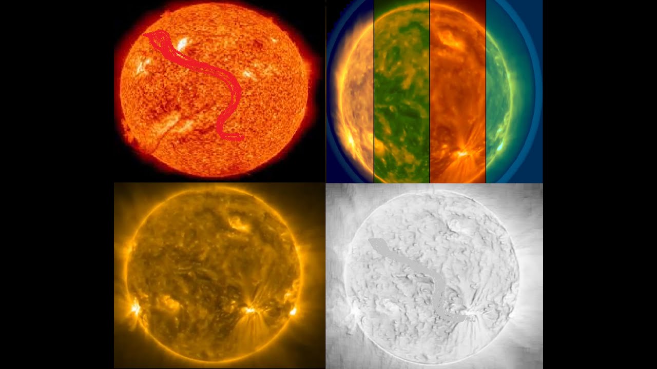 சூரியனில் நகரும் பாம்பு | Solar snake spotted slithering across Sun’s ...