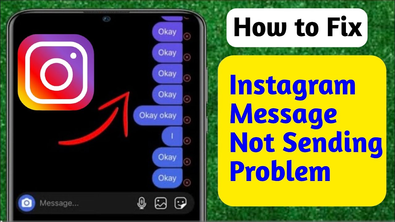 Fix Failed to Delivery Instagram Message Not Sending Problem 2024 | Fix ...