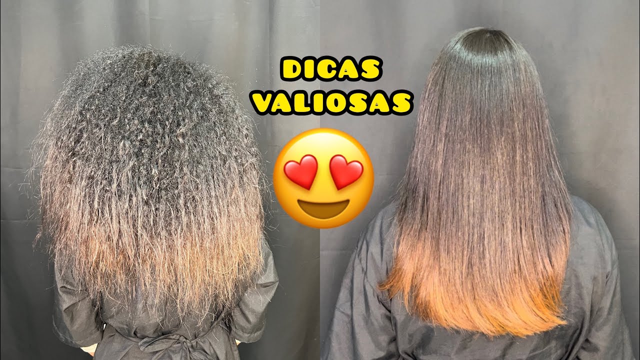 COMO ALISAR CABELO CACHEADO MUITO VOLUMOSO COM PROGRESSIVA SEM FORMOL ...