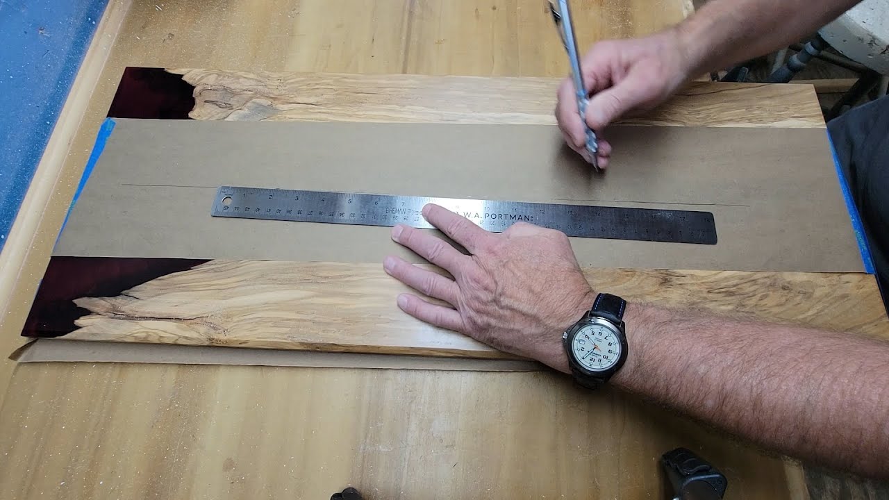 How To Find The Center Of A Work Piece - YouTube