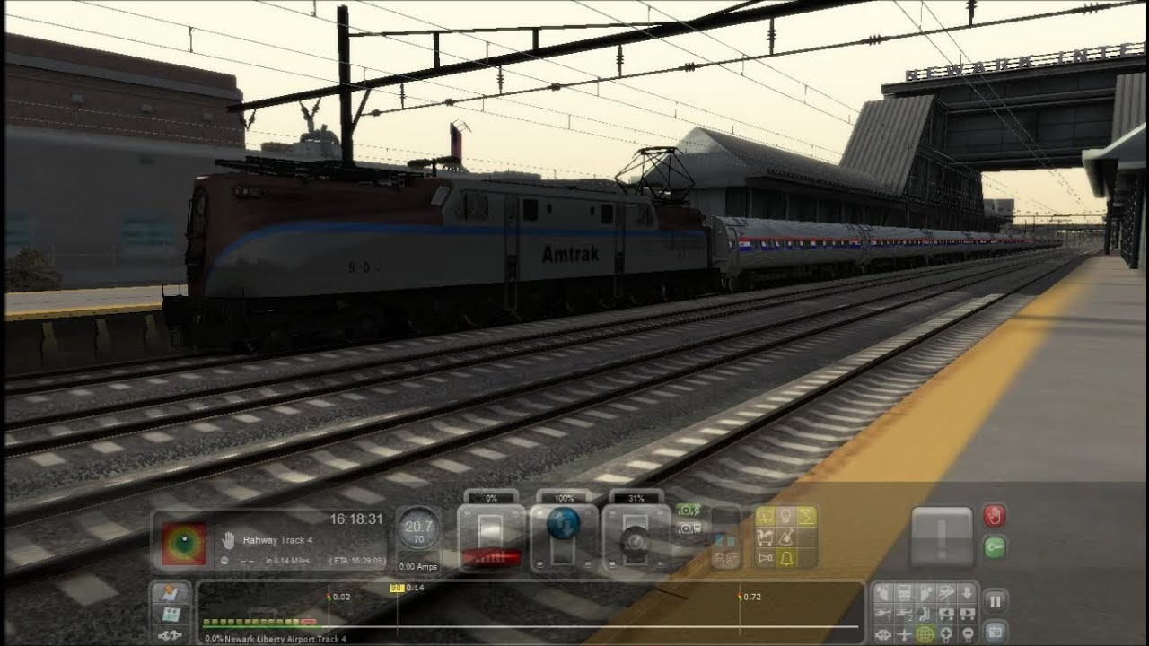 Train Simulator 2014 HD EXCLUSIVE: Amtrak GG1 902 at Newark Penn ...