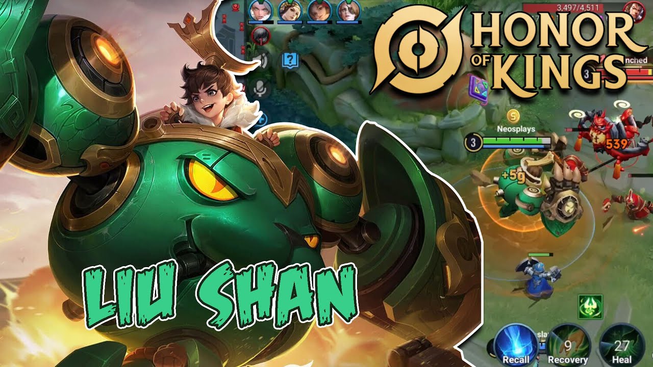 Let's Play Honor Of Kings! Liu Shan Gameplay - YouTube