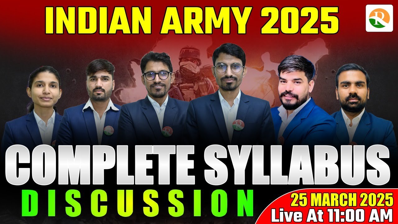 Indian Army Complete Syllabus Discussion | Army official syllabus 2025 ...
