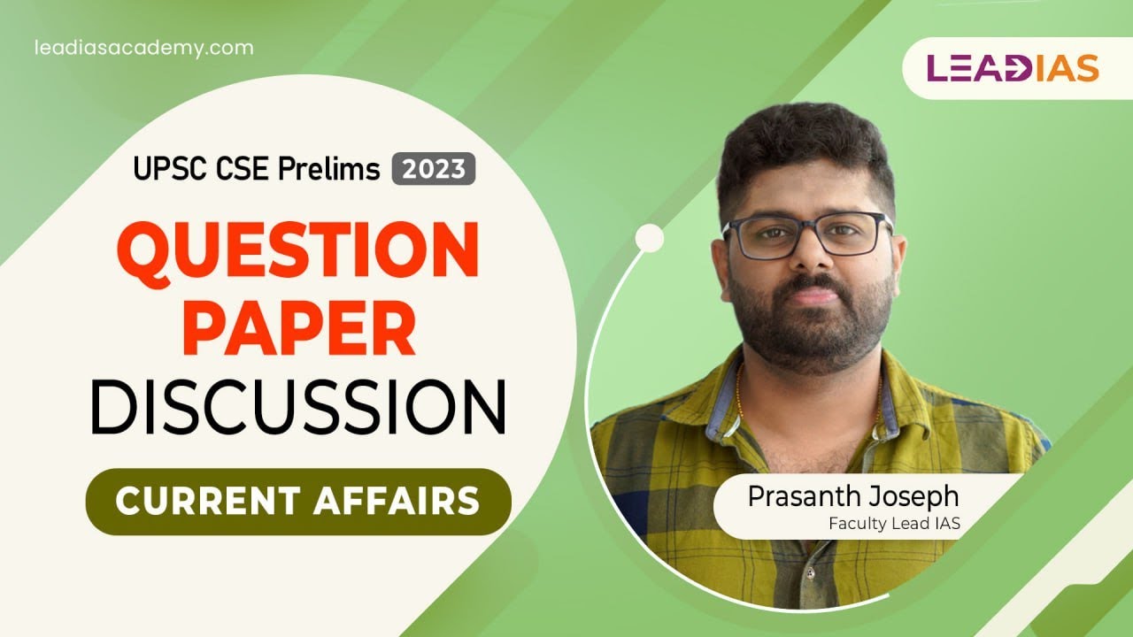 UPSC PRELIMS QUESTION PAPER DISCUSSION | CURRENT AFFAIRS | EXAM ...