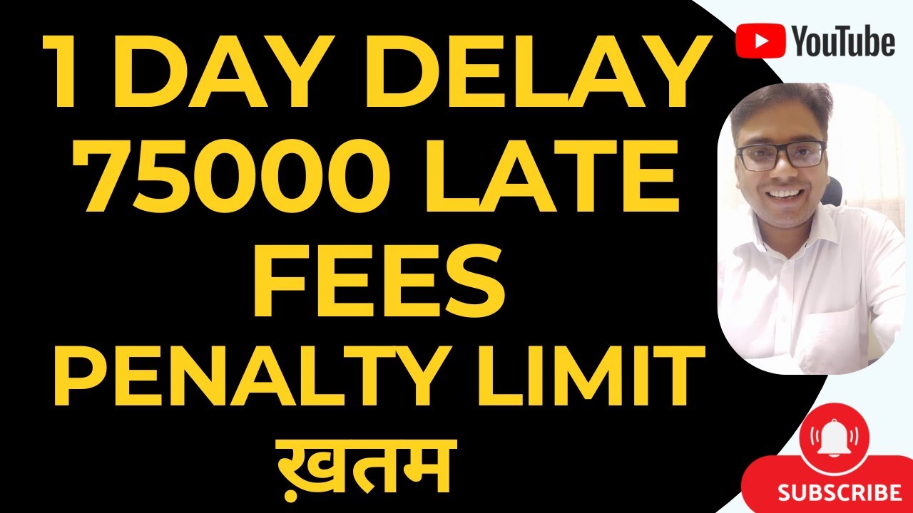 BUDGET 2026 | 1 DAY DELAY 75000 LATE FEES | PENALTY LIMIT ख़तम - YouTube