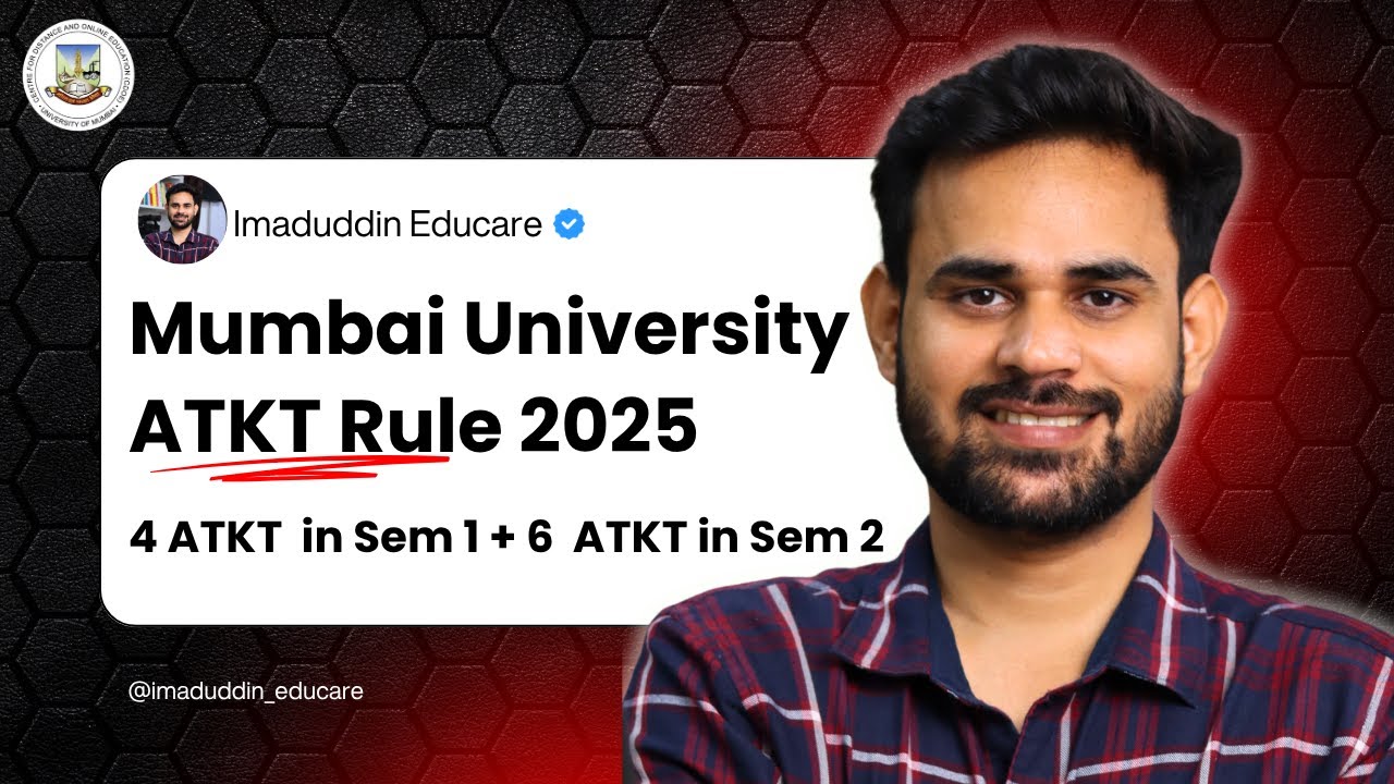 4 KT in Sem 1 & 6 KT in Sem 2 – Kya FY Repeat Karna Padega? | Mumbai University Rules 2025 - YouTube