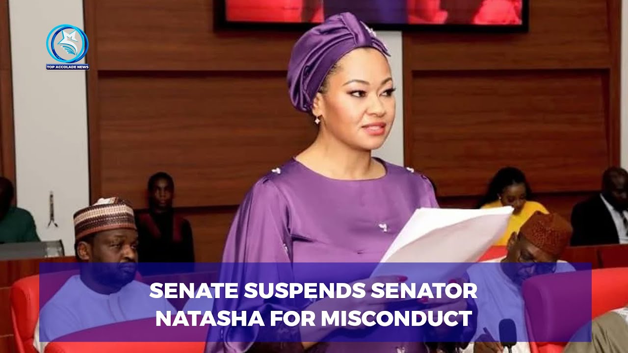 SENATE SUSPENDS SENATOR NATASHA FOR MISCONDUCT - YouTube