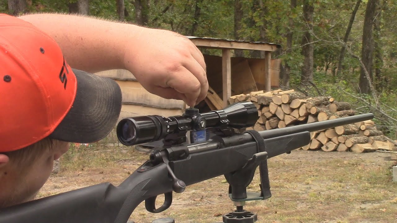Homesteading: How To Sight In A Rifle - YouTube