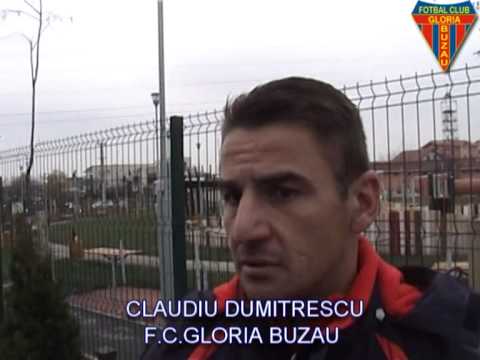 F.C.GLORIA BUZAU-Interviu Claudiu Dumitrescu - YouTube