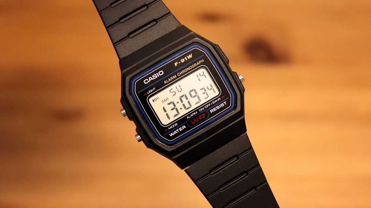 World's Most Popular Watch - Casio F-91W - Unboxing & Overview - YouTube
