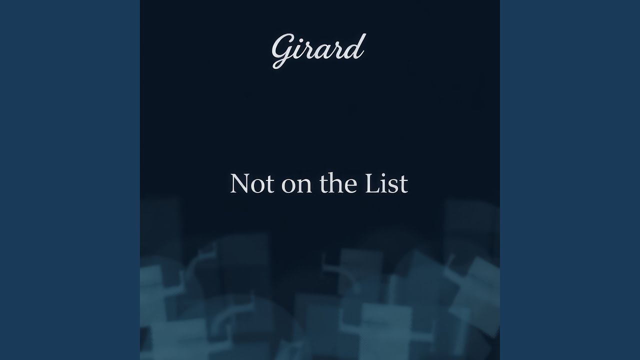Not on the List - YouTube