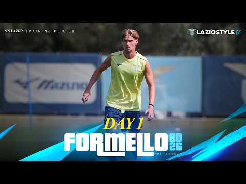 IL PRIMO GIORNO DI RITIRO DEI BIANCOCELESTI ⚽️
