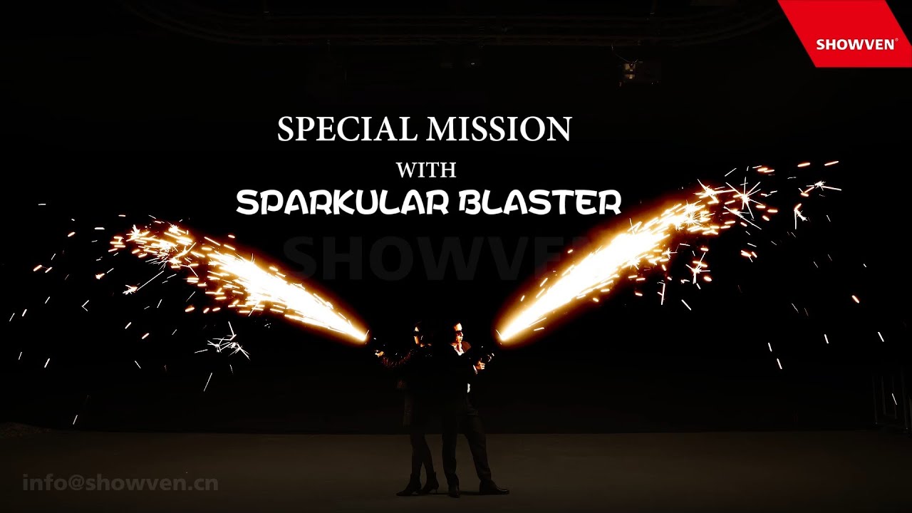 𝐒𝐏𝐀𝐑𝐊𝐔𝐋𝐀𝐑 𝐁𝐋𝐀𝐒𝐓𝐄𝐑: Handheld Battery Powered SPARKULAR Gun - YouTube