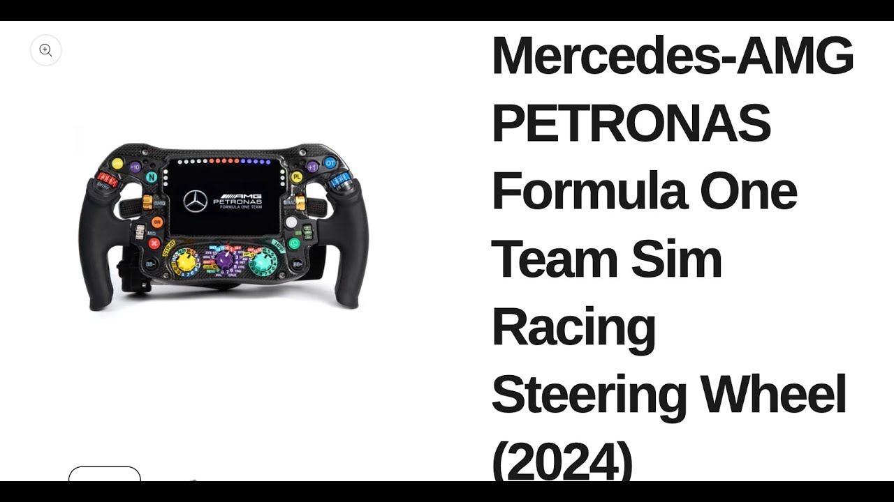 Sim-Lab Mercedes-AMG PETRONAS Formula 1 Wheel - YouTube