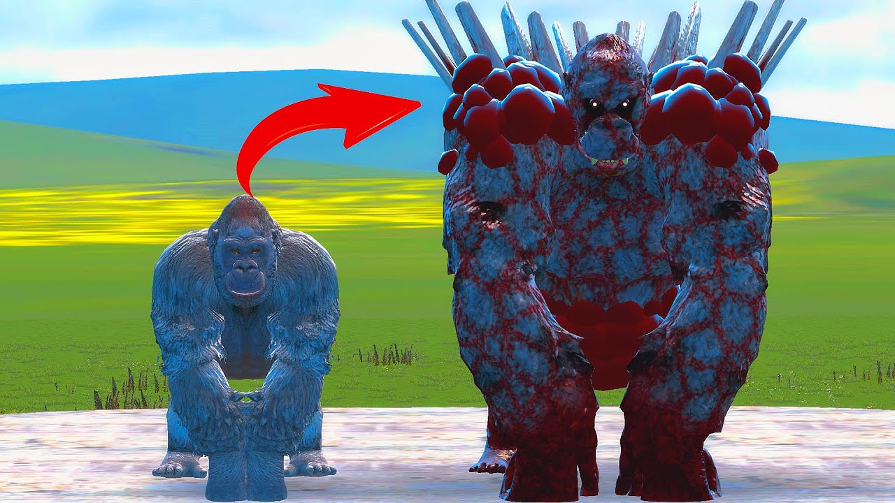 NEW EVOLUTION ZOOCHOSIS MUTANT GORILLA ANIMALS MONSTER VS AGAINST ...