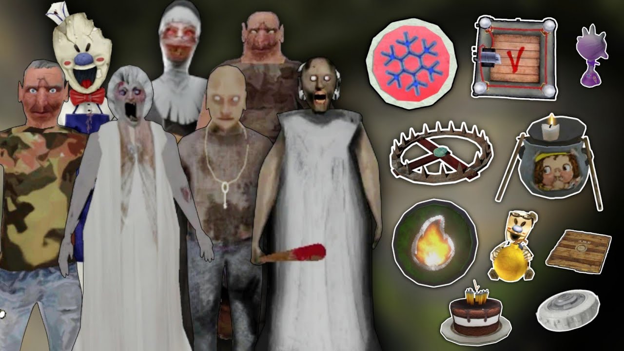 Traps from Different Horror Games - YouTube