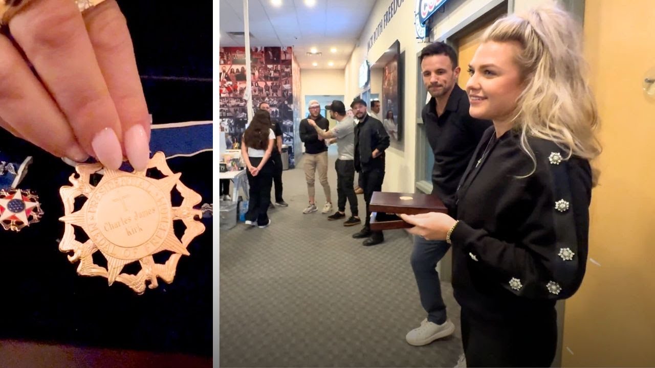 Erika Kirk surprises Turning Point staff with Medal of Freedom ...