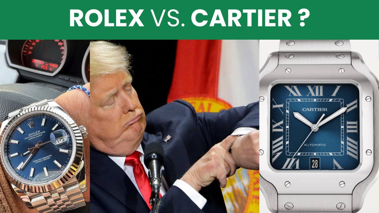 Rolex VS. Cartier sports watches. Which should YOU choose? - YouTube