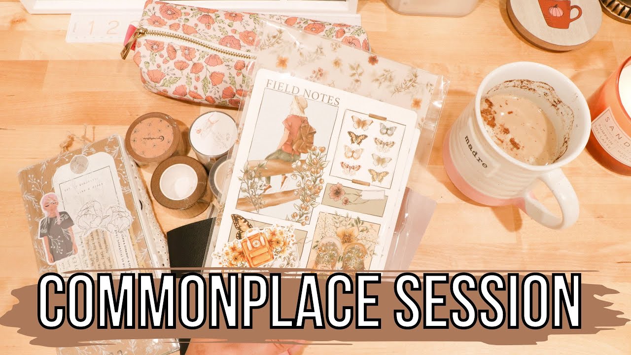 Commonplace Notebook Session | New Commonplace Notebook Setup - YouTube