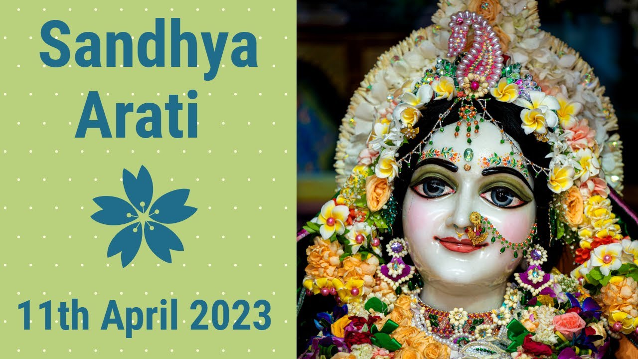 Sandhya Arati Sri Dham Mayapur - April 11, 2023 - YouTube