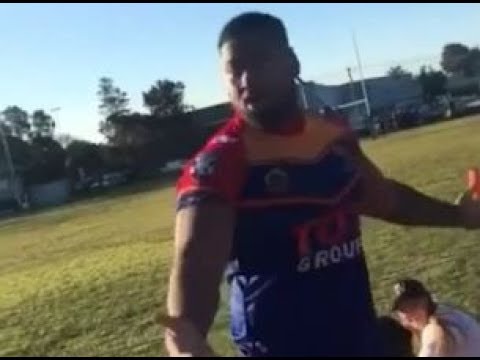 Rugby League player Confronts fans and elderly - YouTube
